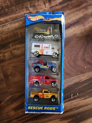 Vintage Hot Wheels 2000 RESCUE RODS 5-Pack Gift Pack | eBay