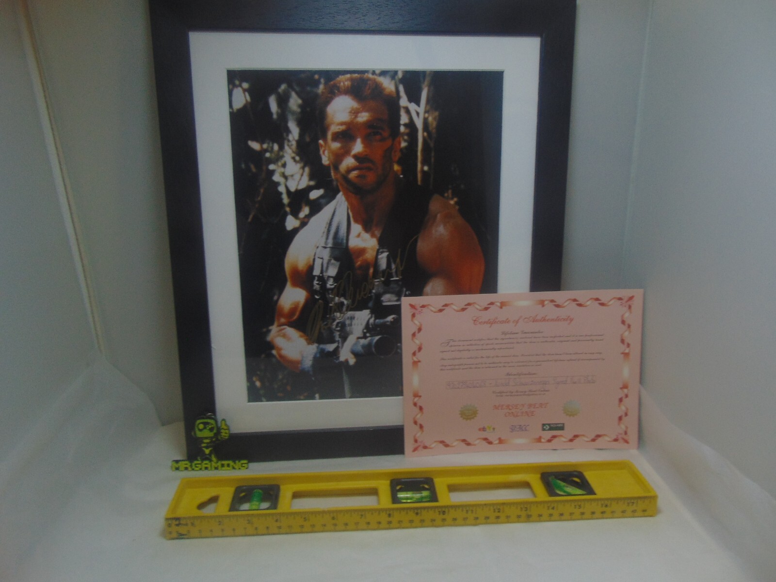 ARNOLD SCHWARZENEGGER PREDATOR SIGNED AUTOGRAPH 14 X 11 PHOTO W/COA | eBay