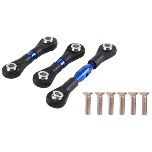 3Pcs Metal Steering Rod Link Rod Tie Rod for TT-01 TT01 1/10 RC Car5372 ...