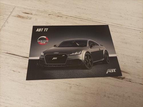 Prospectus/ Brochure AUDI ABT TT 201? | eBay