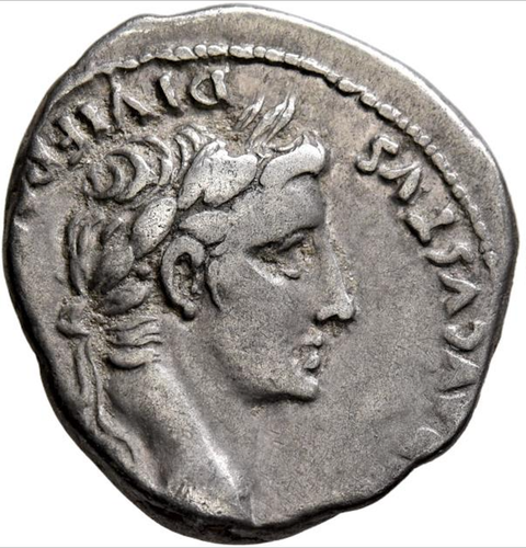 Caesar Augustus (27 BC - 14 AD) Roman Silver Denarius Coin - Exquisite ...