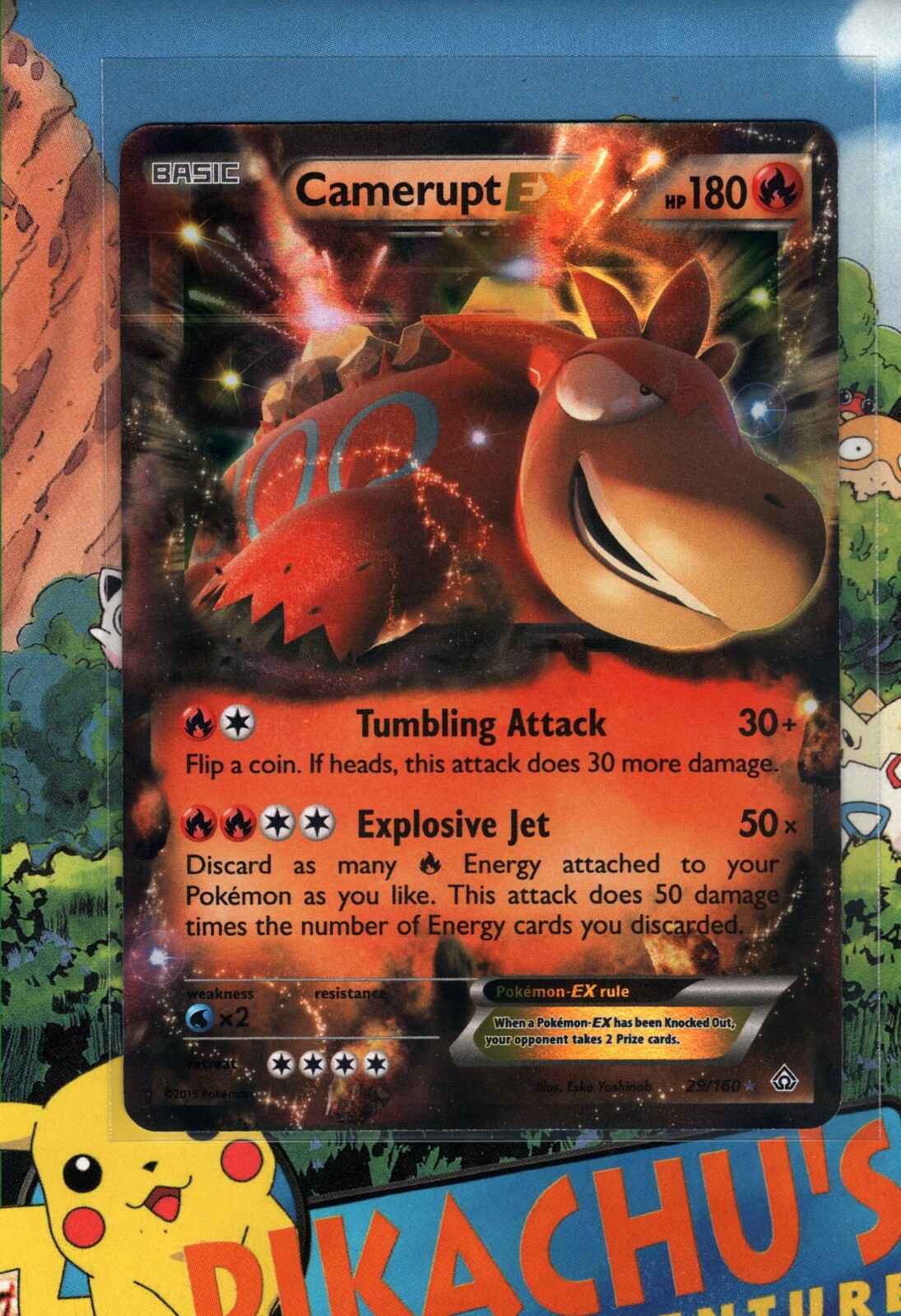 Pokémon TCG Camerupt EX Primal Clash 29/160 Holo Rare NM | eBay