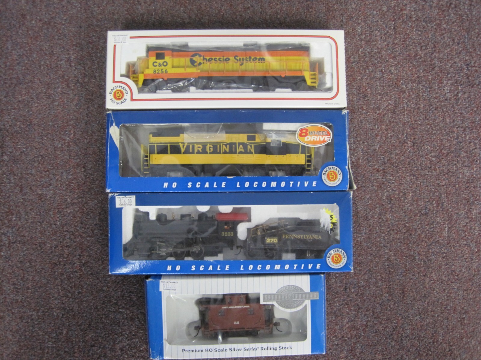 Lot of 3 Bachmann HO Engines and 1 Bobber Caboose | eBay