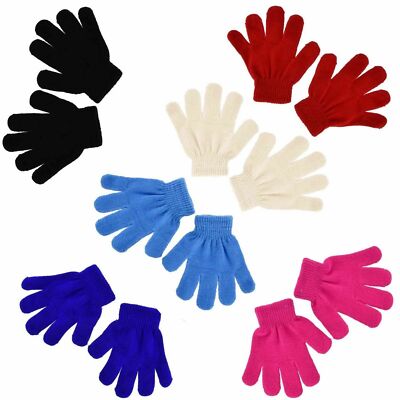 Soft Magic Stretch Gloves for Kids – Perfect Fit for Boys & Girls, Cosy ...