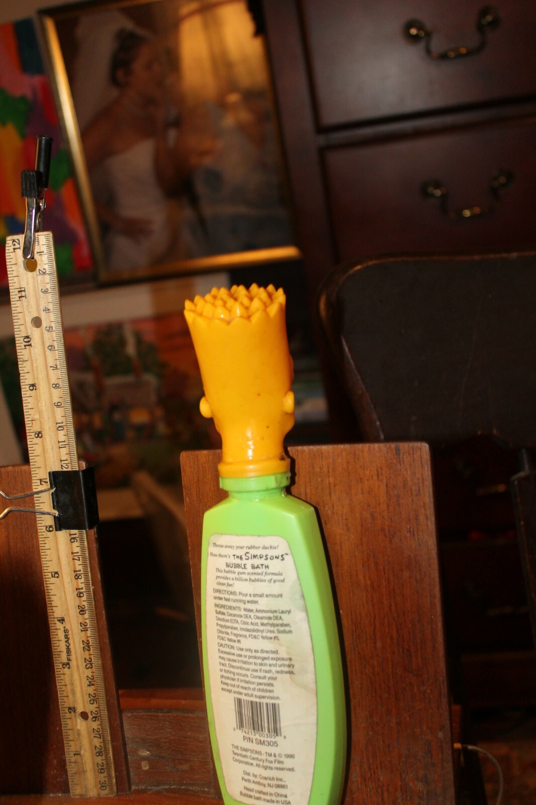 Vintage Bubble Bath Container Mostly Full 1990 Bart Simpson | eBay