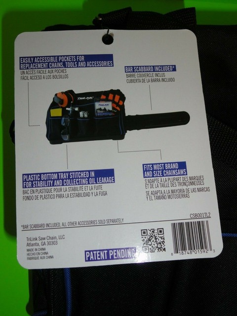 TriLink Chain Saw Carrying Case CSB001TL2 for sale online | eBay