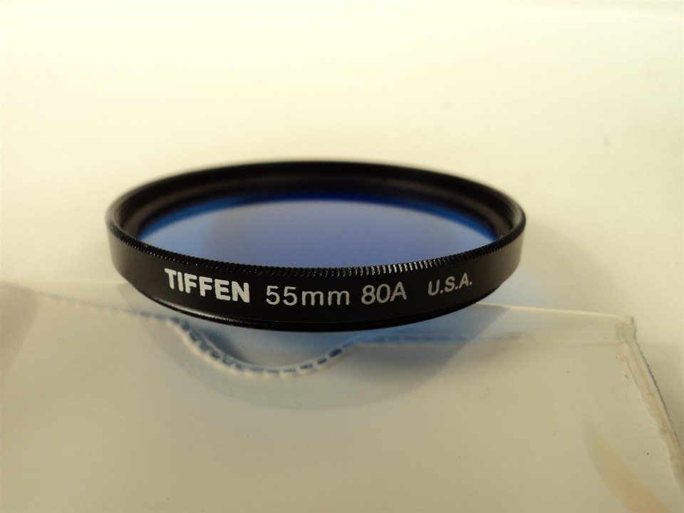 Tiffen 55mm 80A Blue Filter | eBay