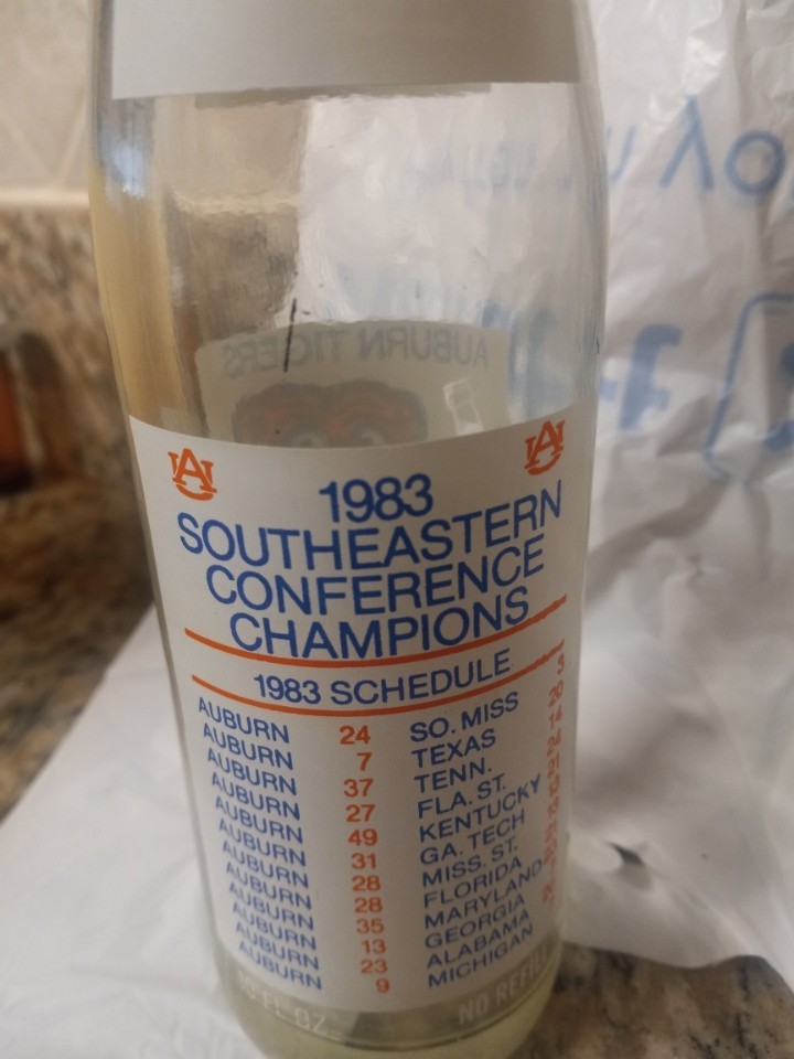 Vintage Coca Cola Auburn Tigers 1983 SEC Champions commemorative10oz ...