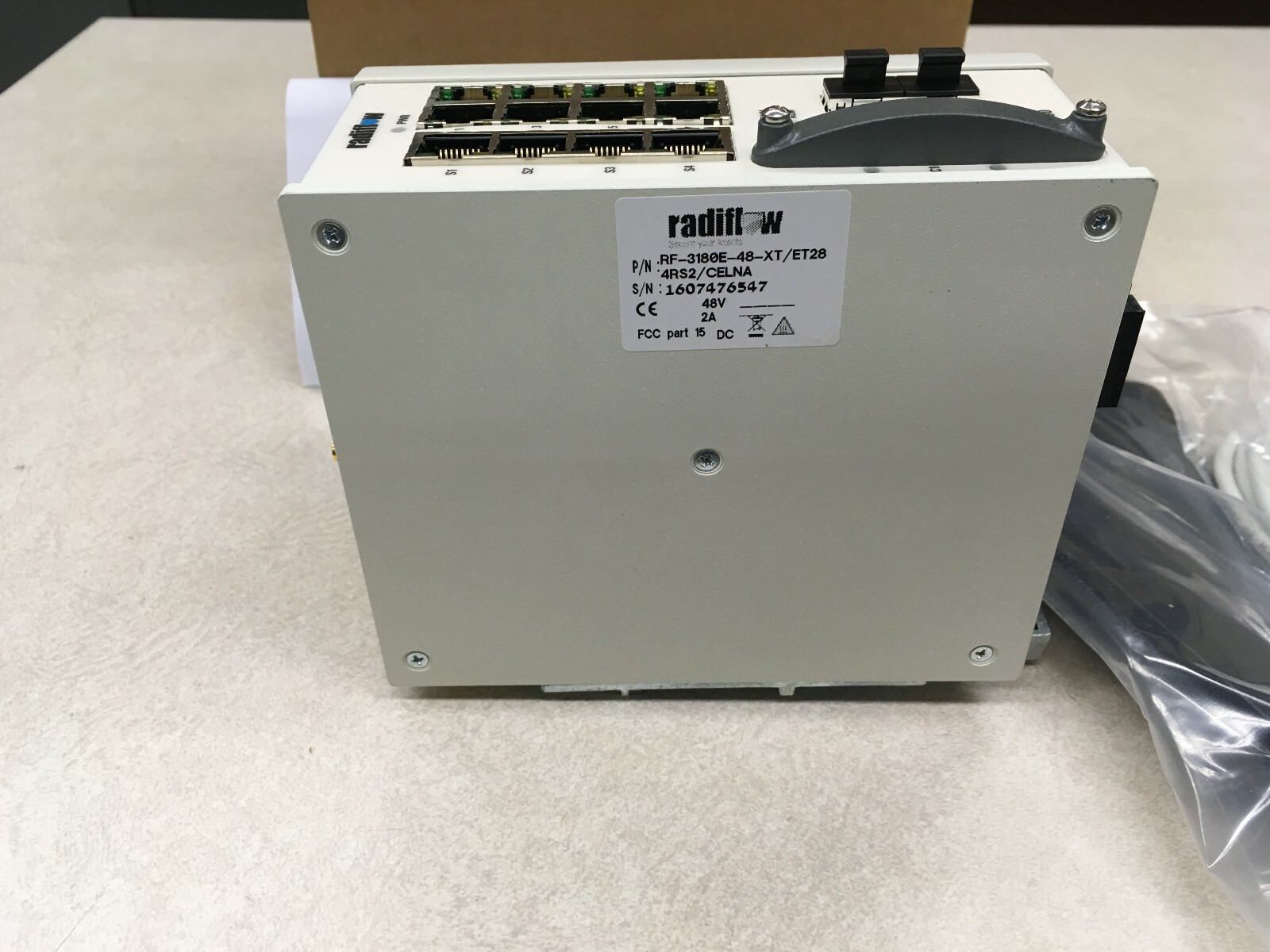 RAD RADiFlow 3080 RF-3180-48-XT/ET28/PE30 Service-Aware Ethernet Switch ...