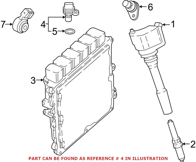 Genuine OEM Engine Camshaft Position Sensor For BMW 13628697982 for ...