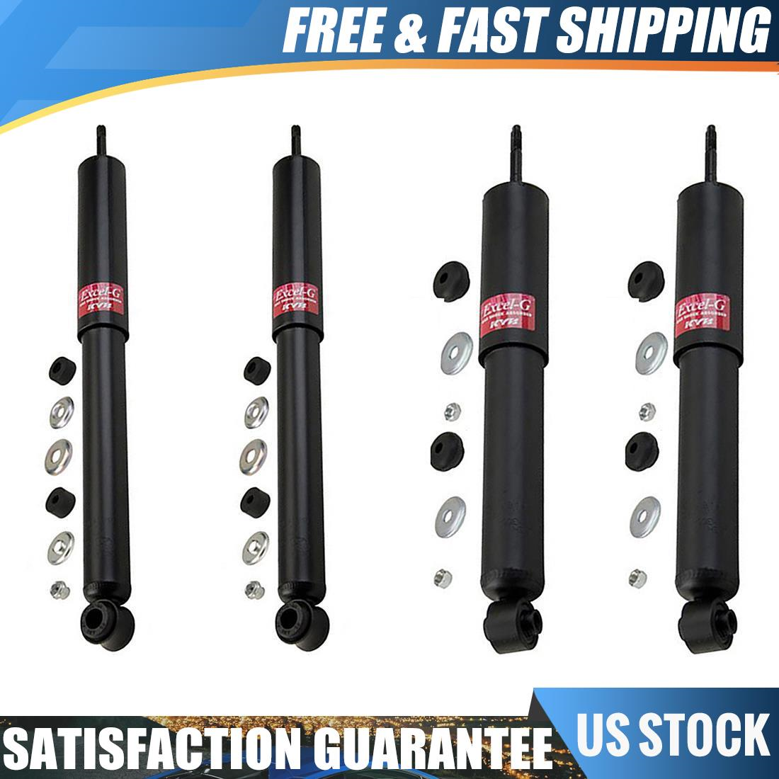 KYB Set of 4 SHOCKS For 69 70 71 72 73 OPEL OPEL GT 68-72 OPEL KADETT ...