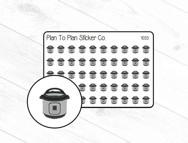 1033~~Instant Pot Planner Stickers. | eBay