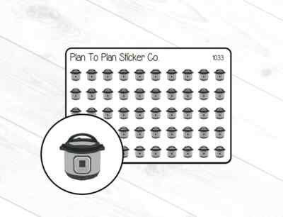 1033~~Instant Pot Planner Stickers. | eBay