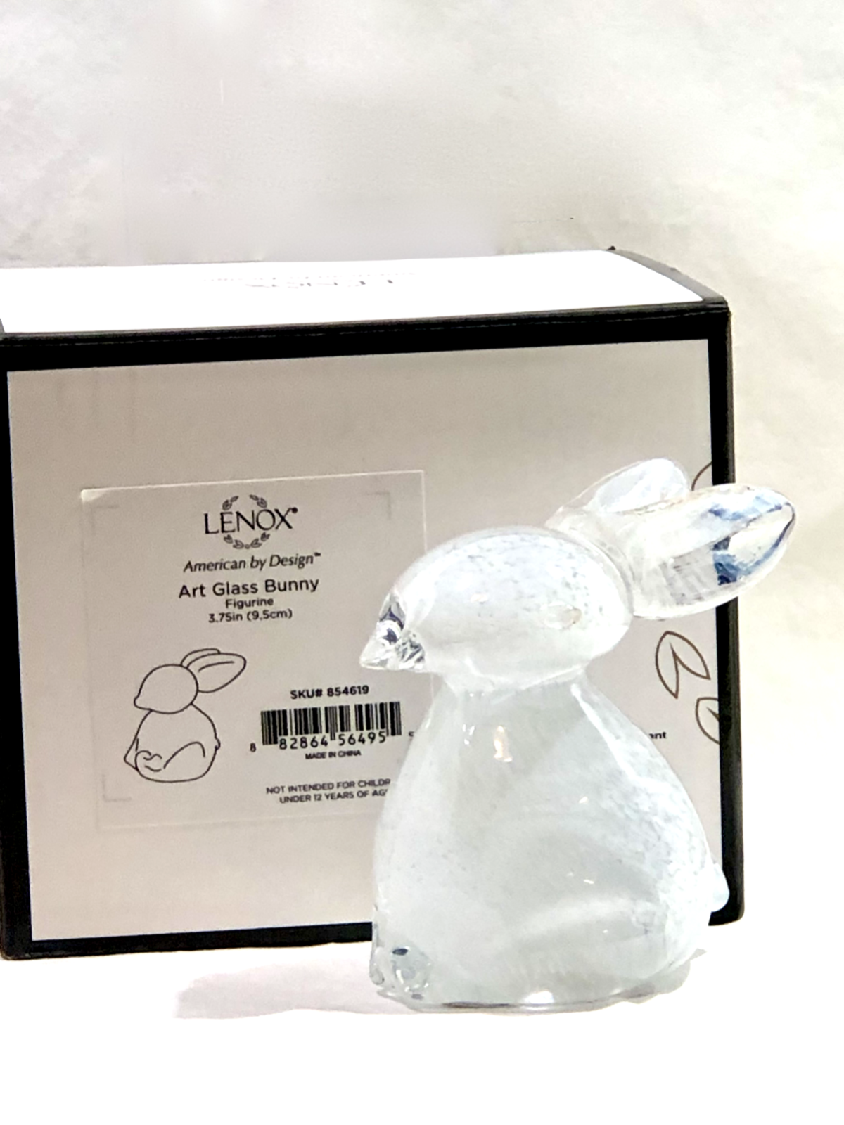 Lenox Art Glass Bunny Rabbit Figurine # 854619 | eBay