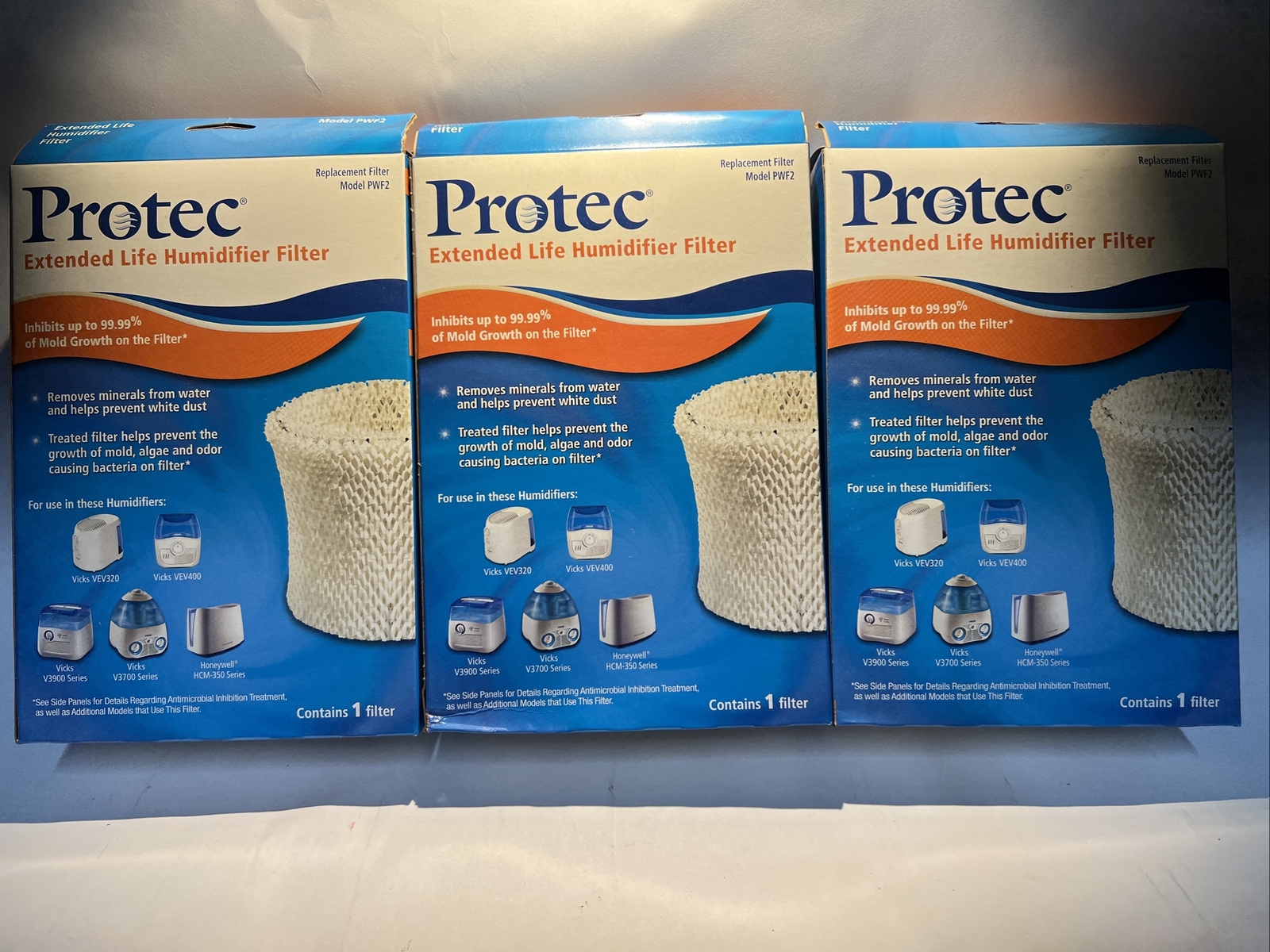 ProTec WF2 Humidifier Filter - White - Lot of 3 Boxes 328785835021 | eBay