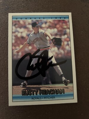 Rusty Meacham - Detroit Tigers 1992 Donruss AUTOGRAPHED | eBay
