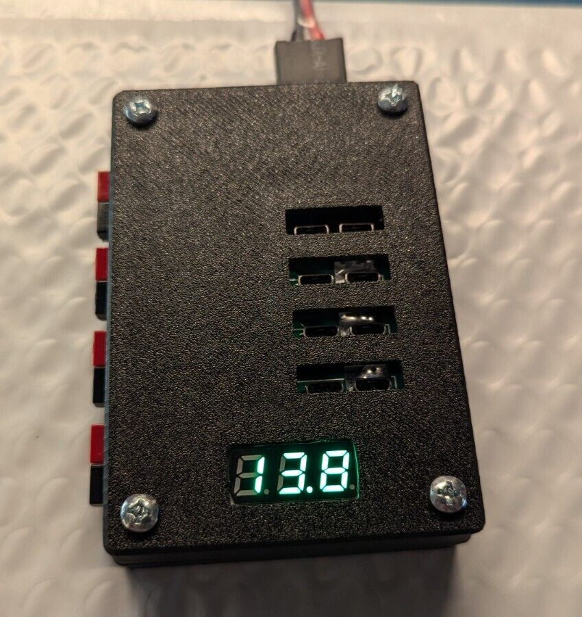 12V 45A With Anderson Powerpoles, Power Distribution 1 input-4 out ...