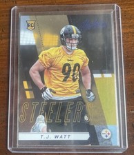 T.J. Watt Football Card Checklist