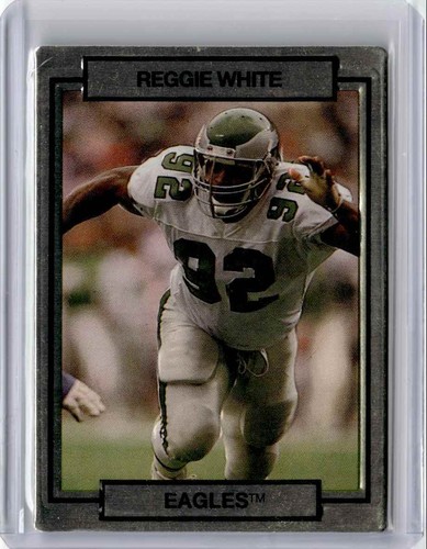1990 Action Packed Reggie White Football Card. Philadelphia Eagles #210 ...