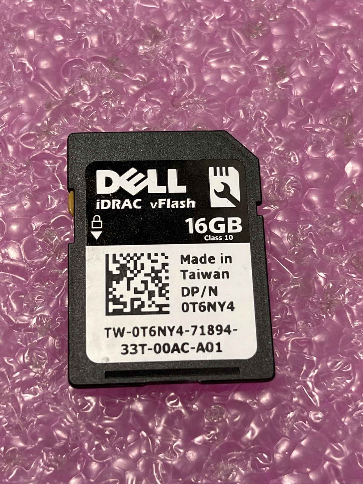 Dell T6NY4 iDRAC VFlash 16gb Class 10 SD Card for sale online | eBay