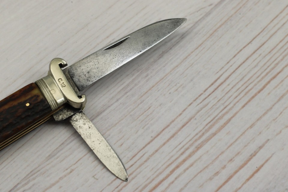 Vintage Pre-Hubertus Kuno Ritter Soligen Germany, Pre-1950s Stag ...