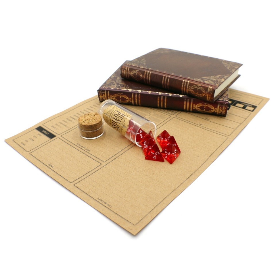 D&D Healing Potion with Red D4 Dice - Role Play Accessory | eBay