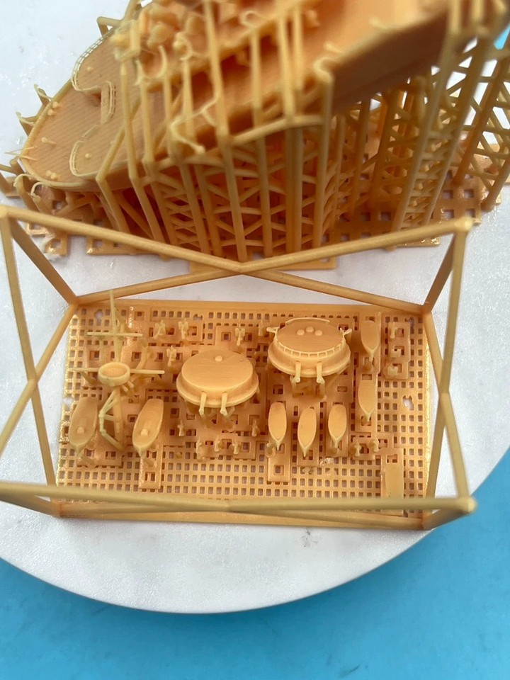 3D Printed 1/200 Model Kit British Royal Navy Devastation Battleship ...