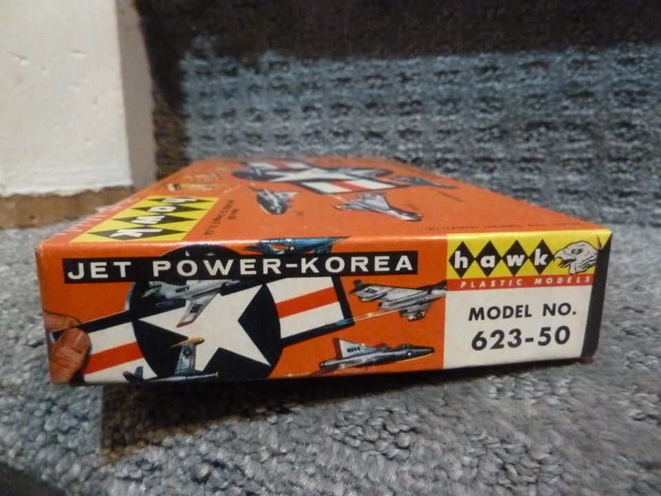 1959 HAWK Model Kit 623-50 JET POWER-KOREA 1/210 SCALE SUPER RARE EX ...