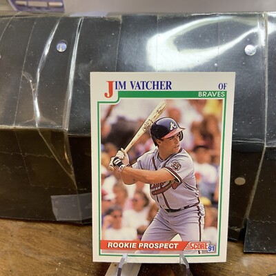 JIM VATCHER 1991 SCORE ROOKIE PROSPECT #341 FREE SHIPPING | eBay