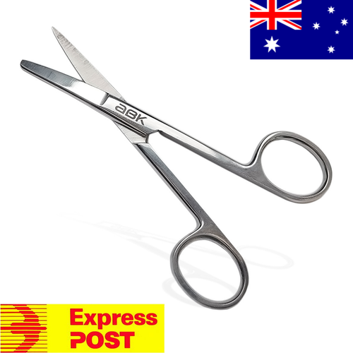 Professional Body Piercing Surgical Rounded Scissors Stainless Steel ...