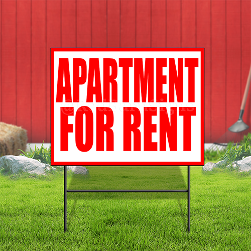 Apartments for Rent Coroplast Sign Plastic Indoor Outdoor Yard Sign | eBay