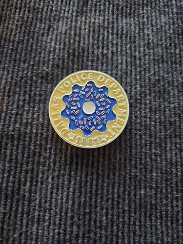 Rare Dallas Police Department Challenge Coin 1881 Donut | eBay