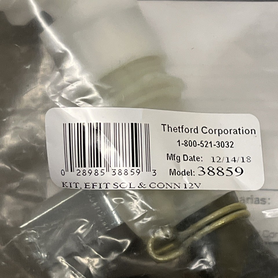 NEW Thetford 38859 Tecma EasyFit Premium Plus 12V Solenoid Water Valve ...