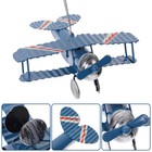 Mini Airplane Statue Cake Toppers Decorations Theme Birthday Party ...