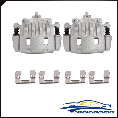 Front Brake Calipers w/ Bracket Pair 2 For 2002-2016 Subaru Impreza ...