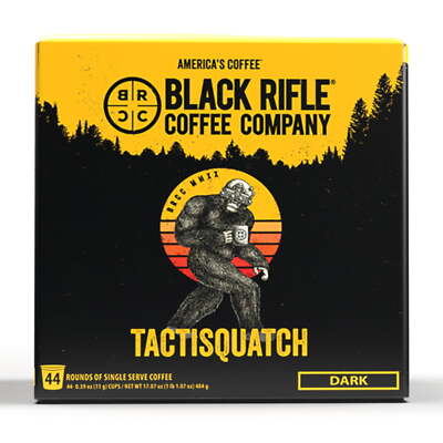Black Rifle Coffee Company Tactisquatch K-Cup Pods Dark Roast 44 Ct ...