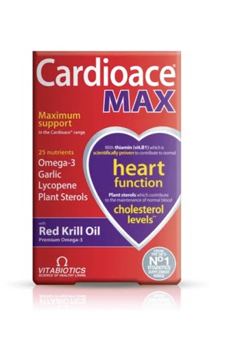 Vitabiotics Cardioace MAX Men Multivitamins Immune System Heart Health ...