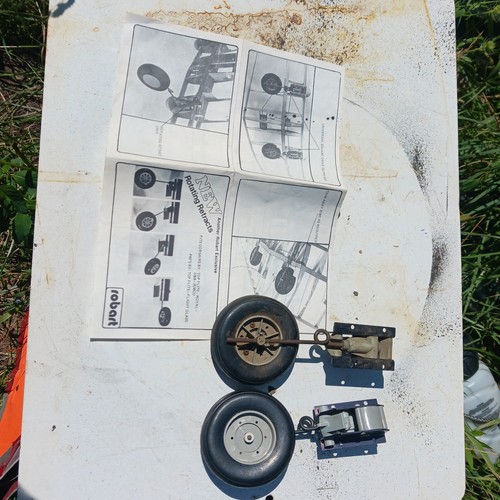 Vintage R C Airplane Robart Retractable Rotating Landing Gear | eBay