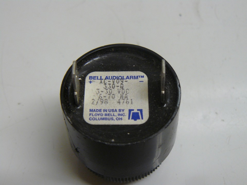 FLOYD BELL XC-V09-330-S ALARM PIEZOELECTRIC 3-30VDC 6-70MA | eBay