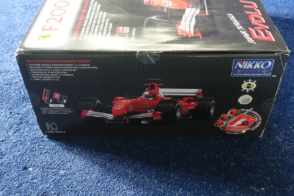NIKKO Ferrari F2005 1:10 Scale RC Radio Controlled F1 Car w/box and ...
