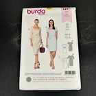 Burda 6220 Women's Dress Square Neck Fitted Bodice Uncut US 8-18 Euro ...
