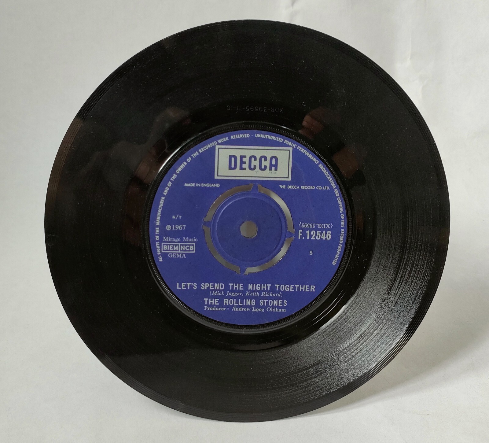 The Rolling Stones - Ruby Tuesday - 7 inch Music Vinyl Record | eBay