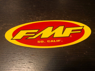 FMF Racing Exhaust Systems Sticker Approx Size 3-5/8”X 1” Glossy ...