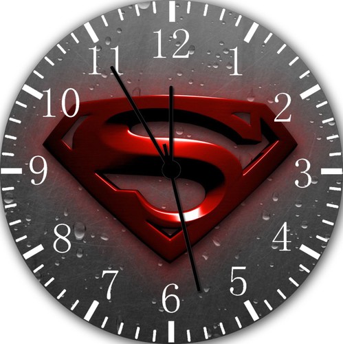 Superman Super Man Frameless Borderless Wall Clock Nice For Gifts or ...