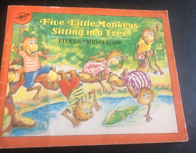SIGNED Five Little Monkeys Sitting in a Tree Eileen Christelow ...