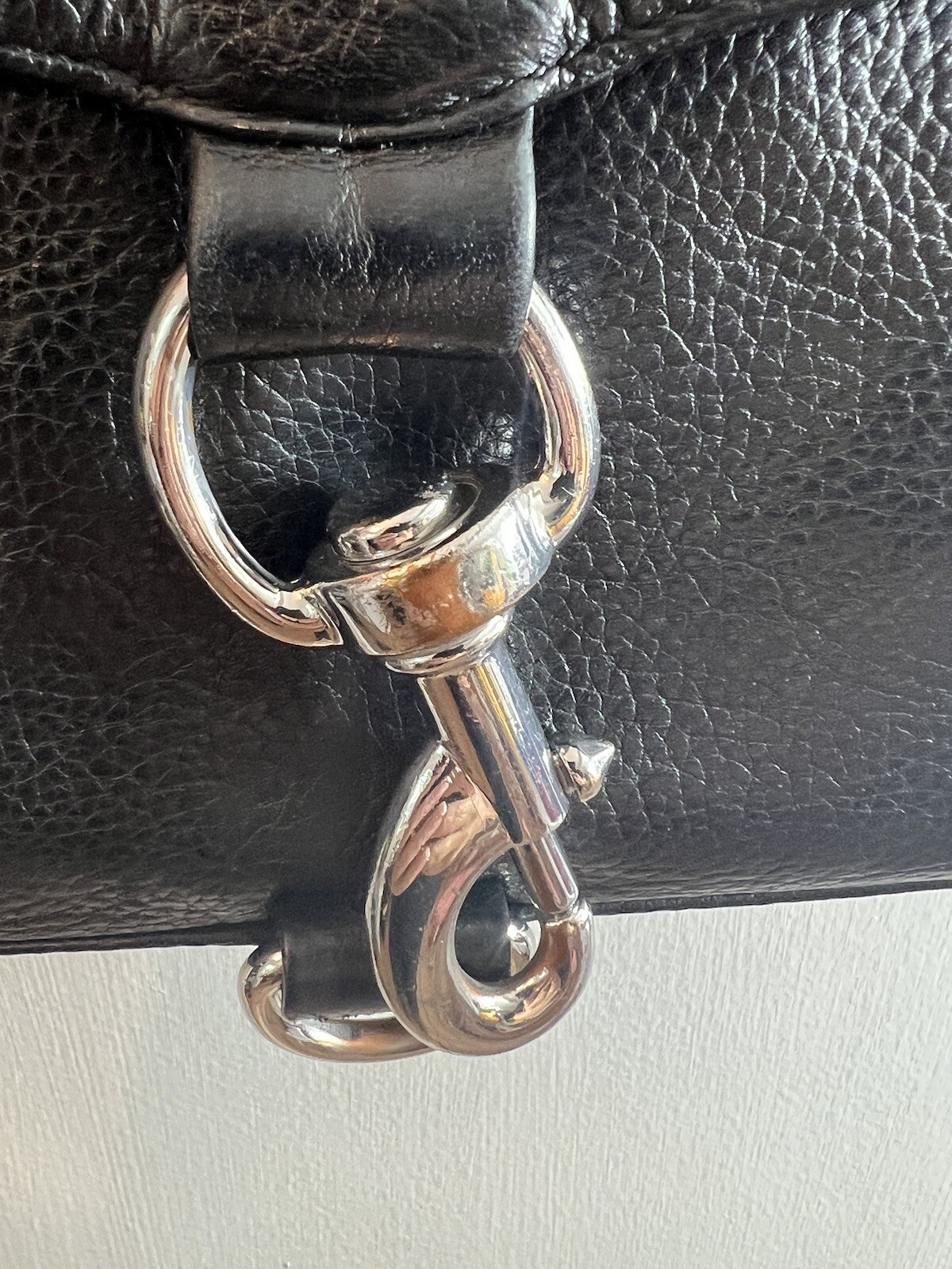 Rebecca Minkoff Black Leather MAC Crossbody Purse Bag | eBay