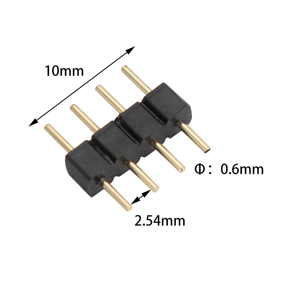 Smd Led Strip Light Male Plug Adapter 4Pin 5Pin Terminals Terminals ...