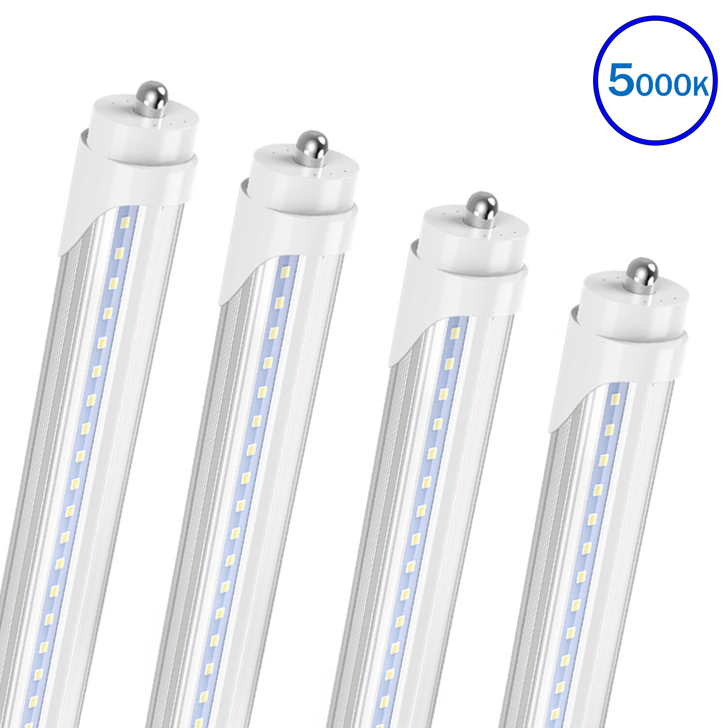 FA8 T8 8FT LED Shop Light Bulbs 45W 120W LED Tubes Garage Ceiling ...