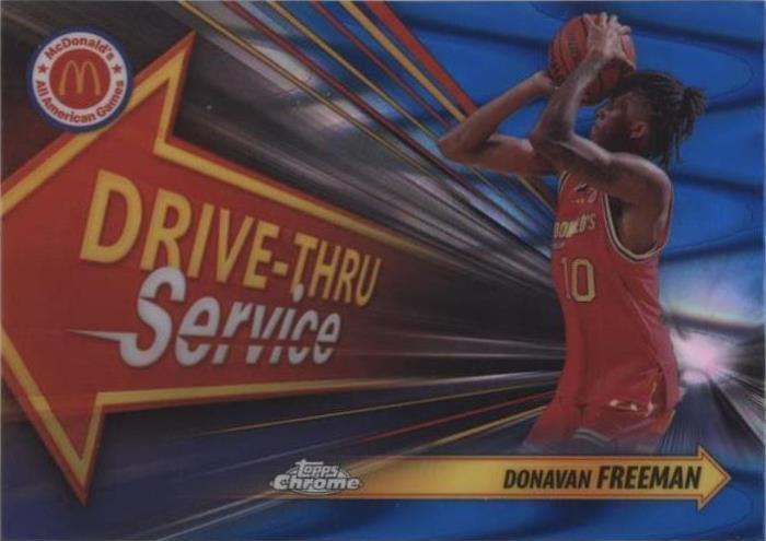 2024 Topps Chrome Mcdonald's All American - Drive-Thru Service Donavan ...