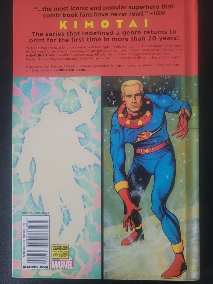 MIRACLEMAN Book One: A Dream of Flying HARDCOVER 2014 MARVEL COMICS ...
